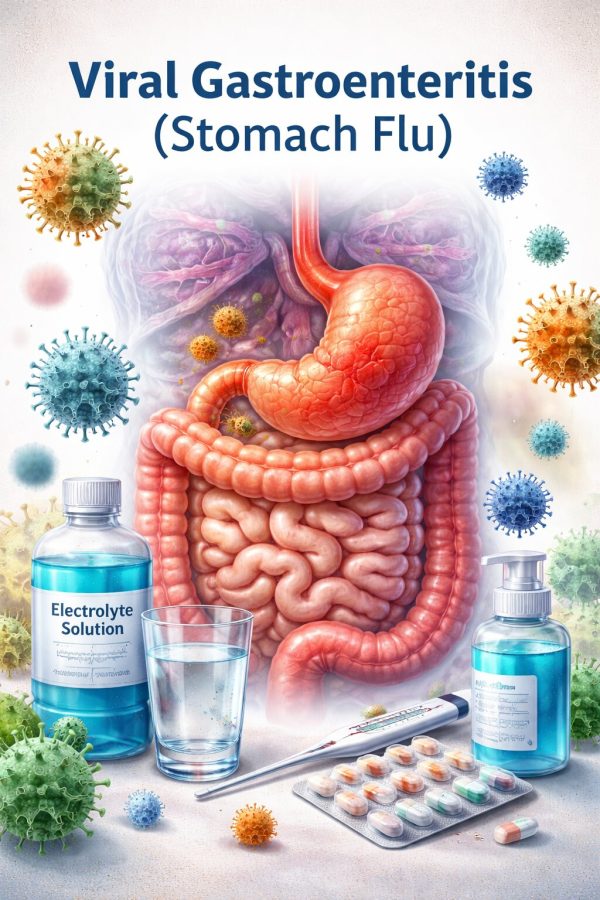 Viral Gastroenteritis Stomach Flu: Symptom & Treatment